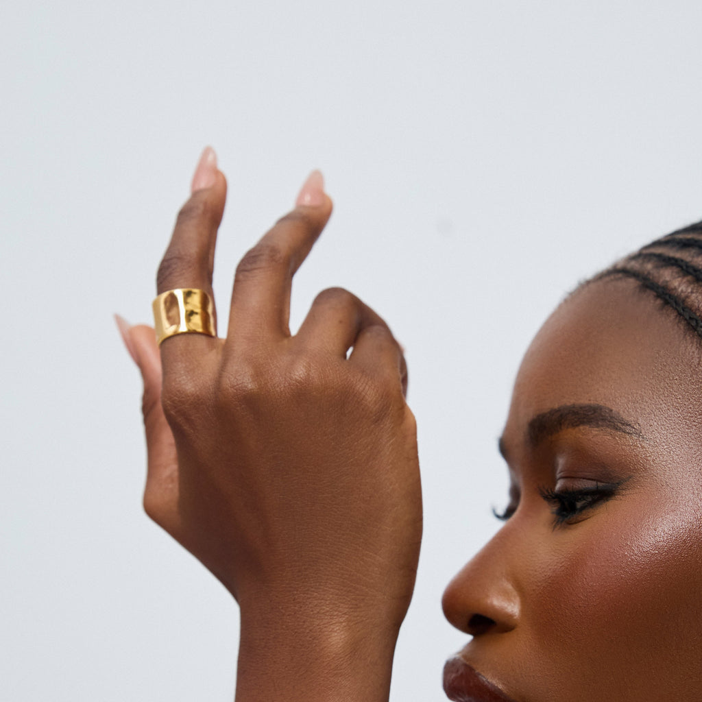Shako Ring - 18ct Gold Plated - Brass – Refaini